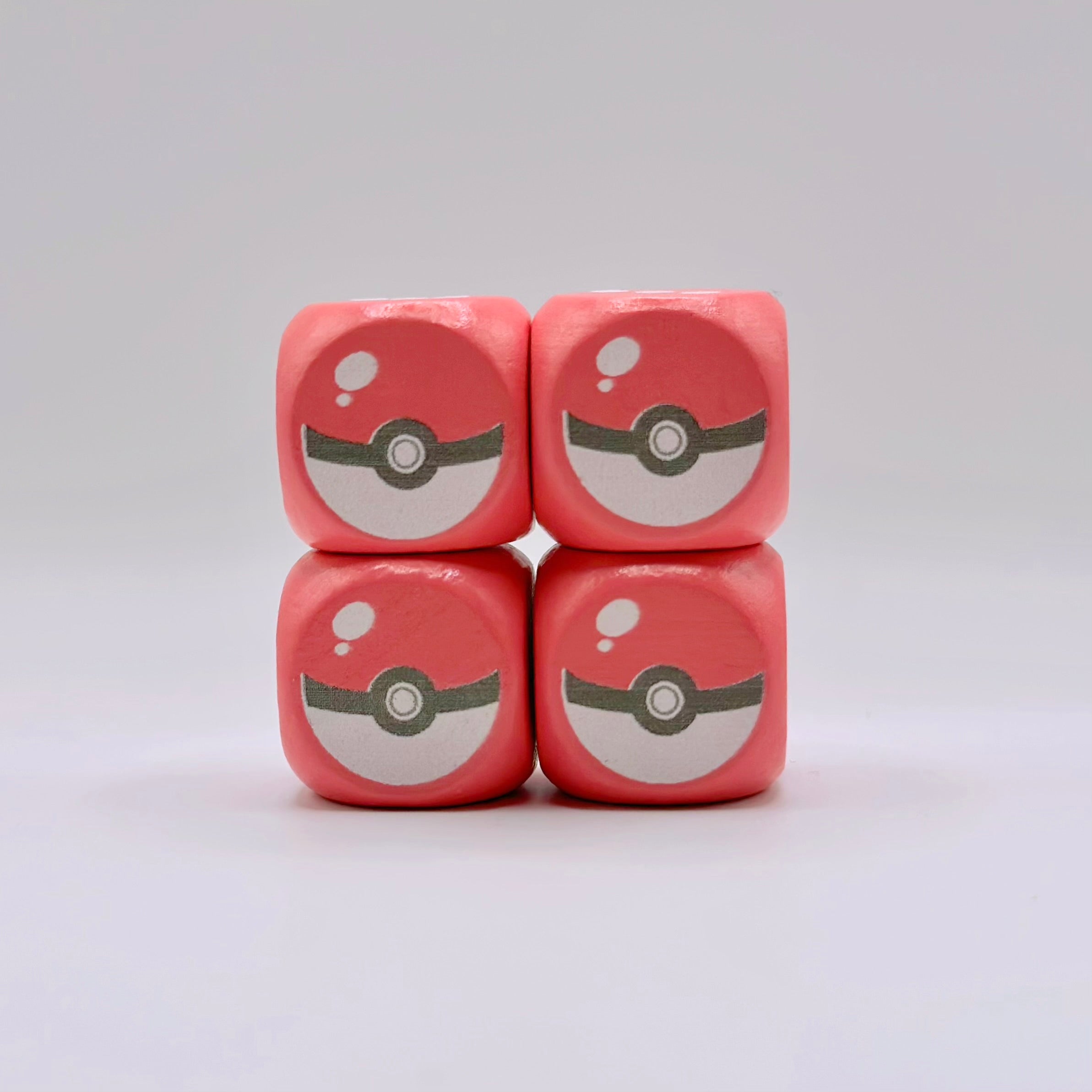 PTCG PCG Poke Ball Dice – Custom Wood Dice | wimmie – wimmie.shop